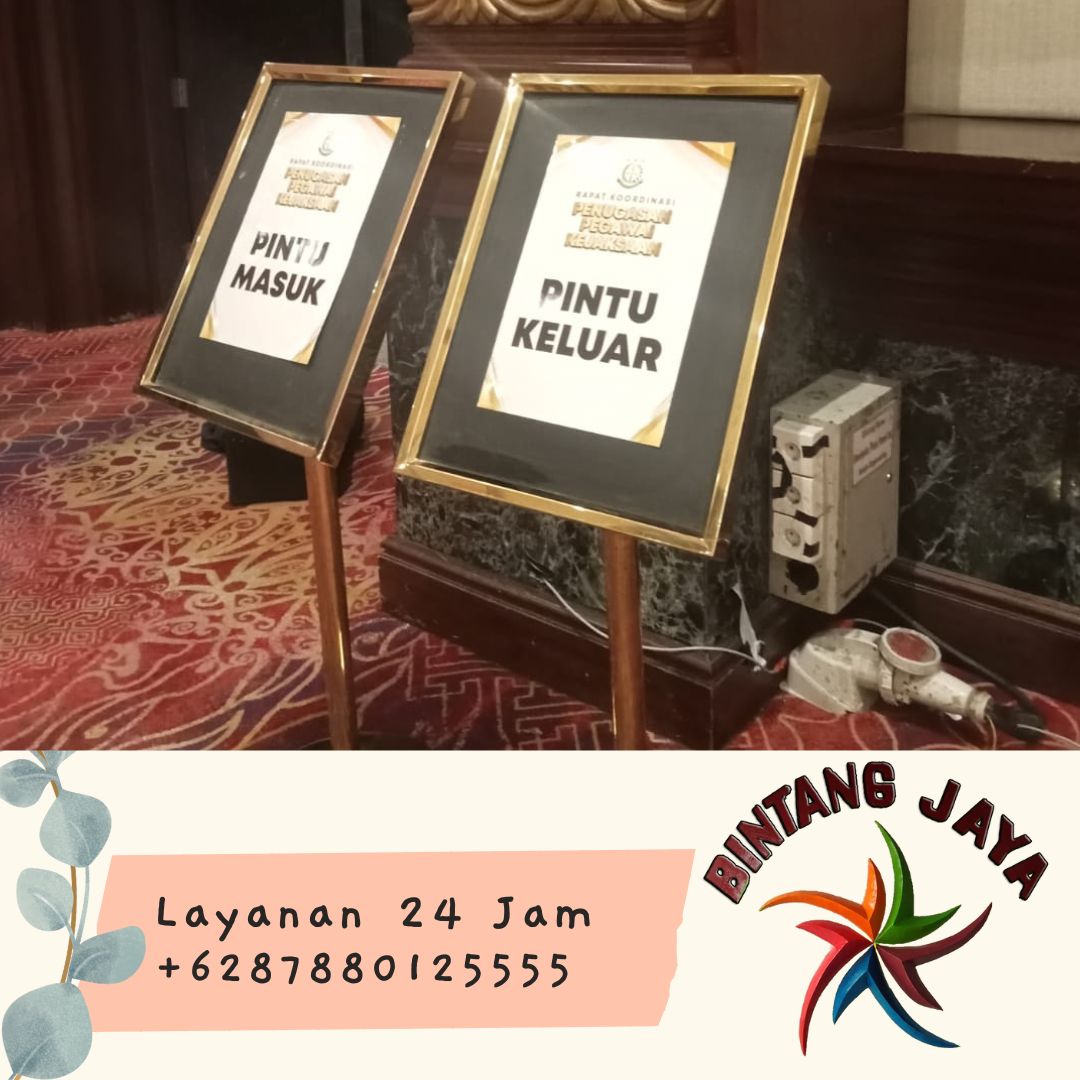 Pusat Sewa Sign In Out Papan Petunjuk Arah Bogor