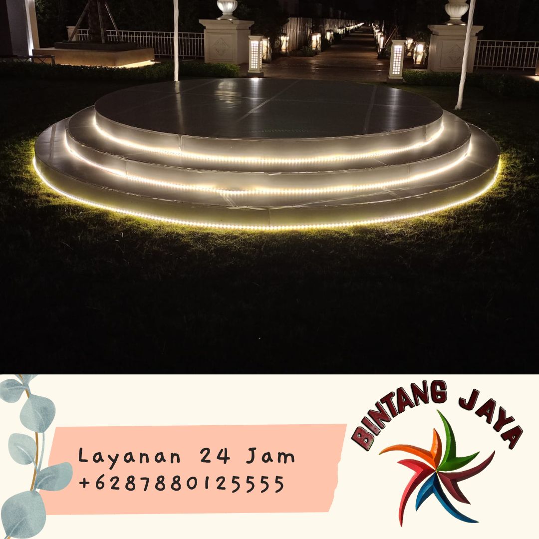 Sewa Panggung Bulat D520cm T50cm Area Tangerang