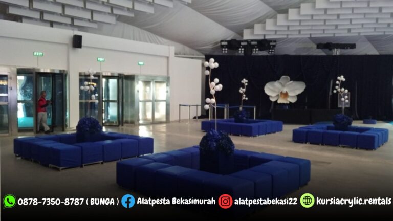 Rental Puff Biru dan Meja Bar Jakarta
